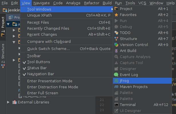 JFrog Intellij IDEA plugin
